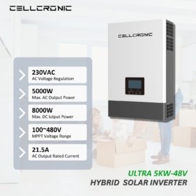 Ultra 5Kw Dual MPPT Hybrid Inverter - Cellcronic