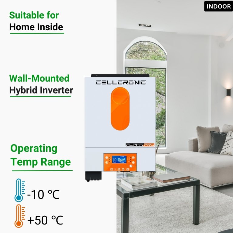 ALPHA PRO 3KW-24V Single MPPT On- Grid hybrid Inverter - Cellcronic