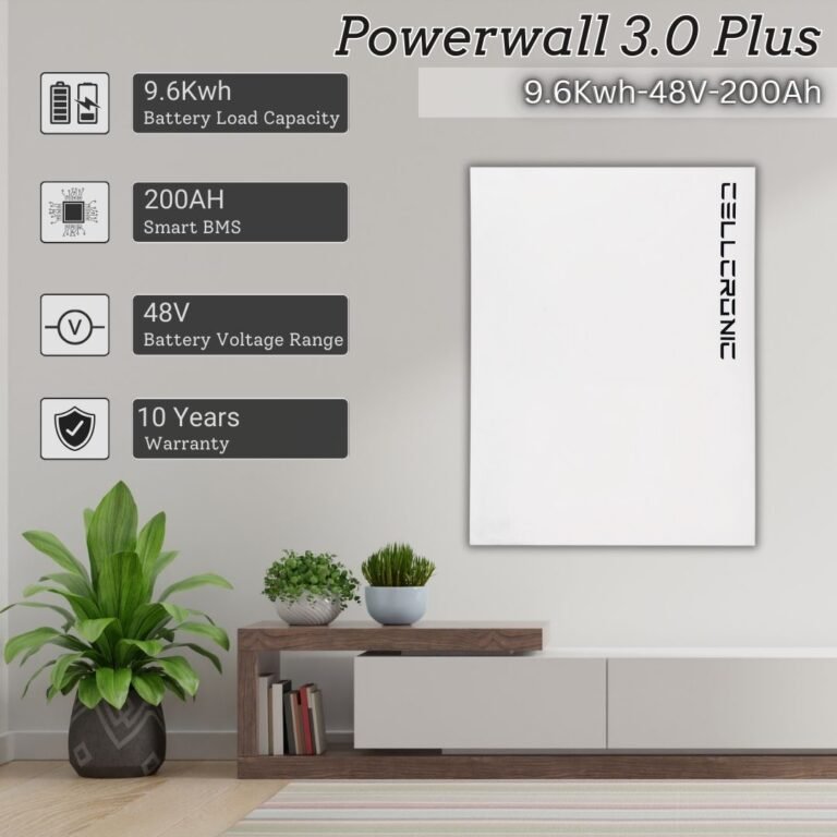 Powerwall 3.0 Plus 9.6Kwh-48V-200Ah - Cellcronic