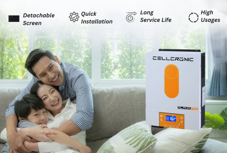 ALPHA PRO 3KW-24V Single MPPT On- Grid hybrid Inverter - Cellcronic