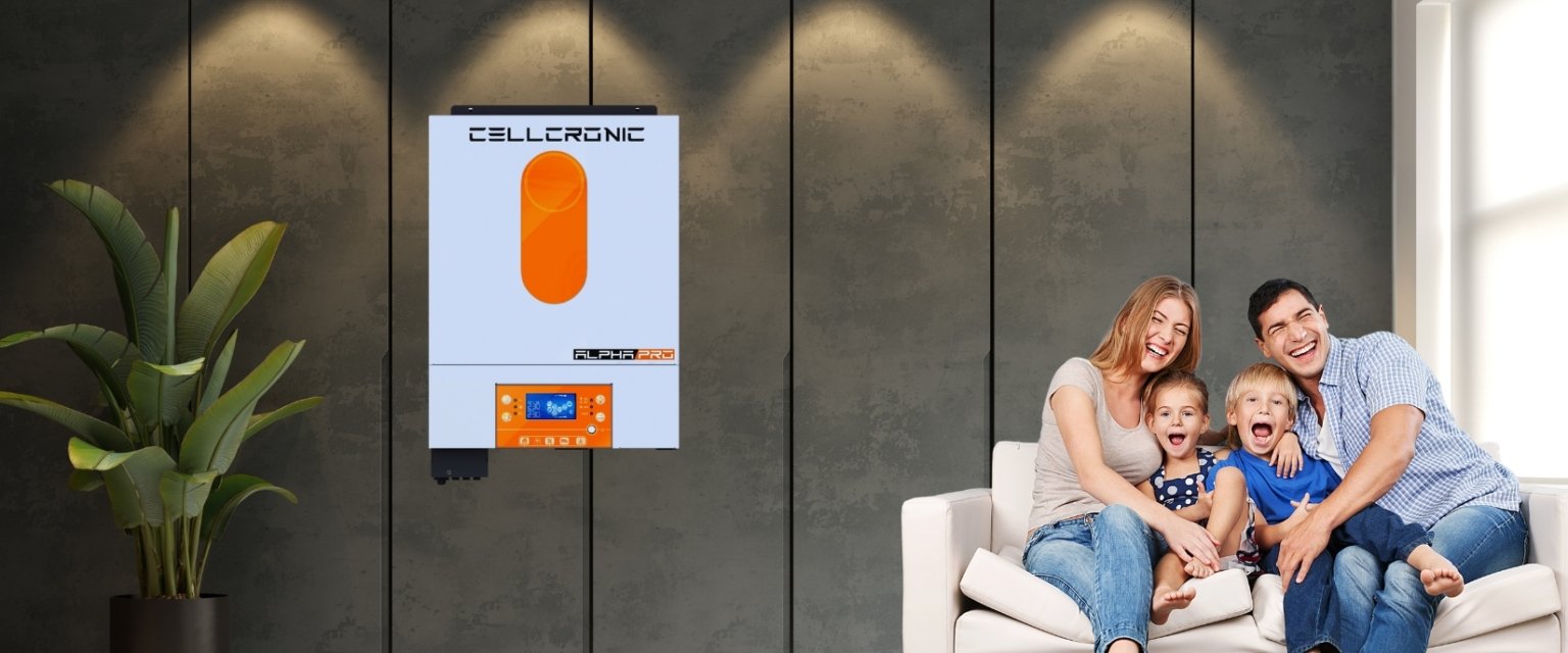 ALPHA PRO 3KW-24V Single MPPT On- Grid hybrid Inverter - Cellcronic